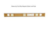 China Aluminum Alloy Magnetic Water Level Ruler 300mm-1000mm for Precision Level Measurement for sale