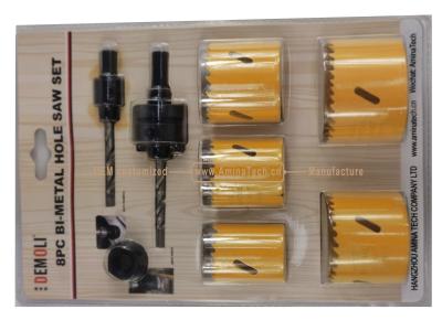 China 8PC Bi-Metal Hole Saw Set,Power Tools,Drill Bits for sale