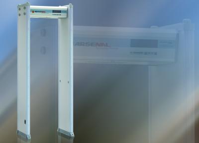 China 18 strekengang door de Beroeps van de de Detectorpoort van het Overwelfde galerijmetaal met LEIDENE Indicatorlamp Te koop