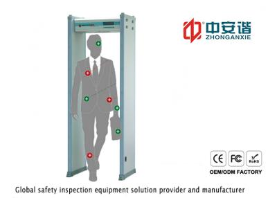 China Caminhada de 18 fábricas das zonas através do varredor do corpo do detector de metais com gestão da senha à venda