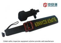 China Hand Held Security Scanner 9V Vibration Alarm Adjustable Sensitivity 415mm Pin Detection for sale