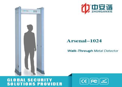 Cina Barriera di sicurezza del metal detector della struttura di porta di 18 zone, attrezzatura commerciale del metal detector in vendita