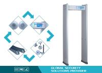 China Walk Through Metal Detector 200 Level Sensitivity 4 Zone Security Gate for sale