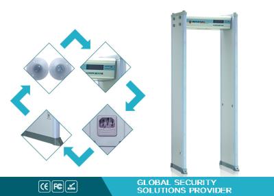 Cina 6 / 18 zone intelligenti del convertito camminano tramite l'analizzatore, metal detectori dell'arco con esposizione LCD in vendita