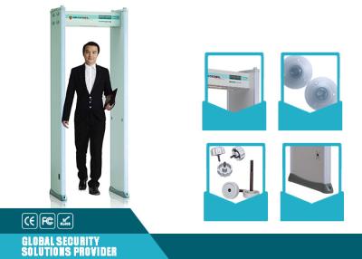 Cina La struttura di porta portatile azionata facile impermeabile dei metal detectori con 18 zone contro registra in vendita