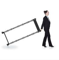 China Portable Foldable Walk Through Metal Detector 24 Zones 255 Level Sensitivity for sale