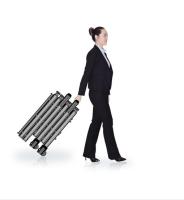 China Portable Foldable Walk Through Metal Detector 24 Zones 255 Level Sensitivity for sale