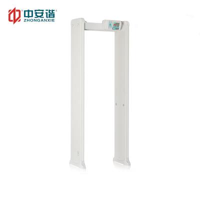 China A multi porta 33 do detector de metais da zona detecta a sensibilidade 400 com alarme conduzido da luz lateral à venda