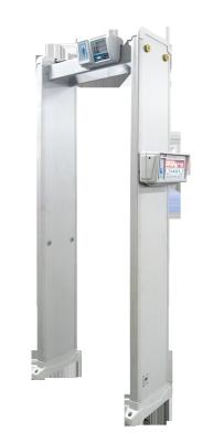 China Paseo del panel de fibras a través de la instalación fácil de la alta exactitud de la puerta del detector de metales del cuerpo del escáner de la temperatura en venta