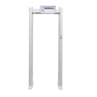 China Caminhada do Oem através do detector de metais do quadro de porta da segurança do varredor da temperatura do detector de metais com aprovação do FCC do CE à venda