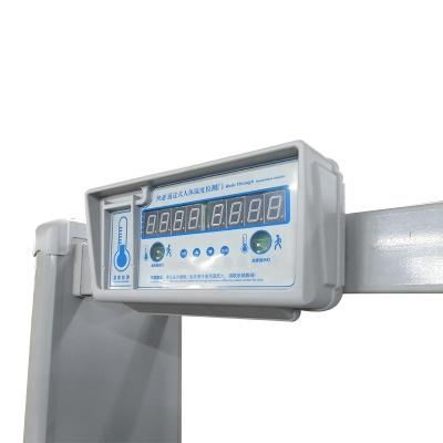 China Caminhada do Oem através do detector de metais do quadro de porta da segurança do varredor da temperatura do detector de metais com aprovação do FCC do CE à venda