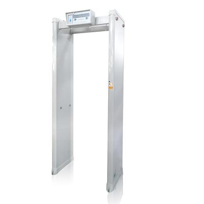 China Caminhada do Oem através do detector de metais do quadro de porta da segurança do varredor da temperatura do detector de metais com aprovação do FCC do CE à venda