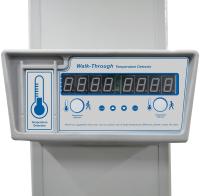 China Contactless Walk Through Metal Detector with Temperature Sensor 0.5s Test 0.5°C Accuracy for sale