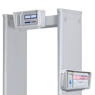 中国 Digital Display Single Zone Walkthrough Detector IR Non-contact Temperature Measure Door 販売のため