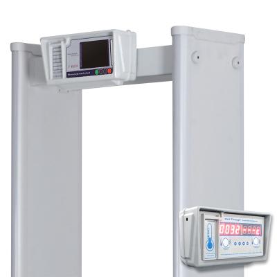 Cina 5.7 inch LCD Display 2 in 1 Walk-through Fever Detector & Metal Detector in vendita