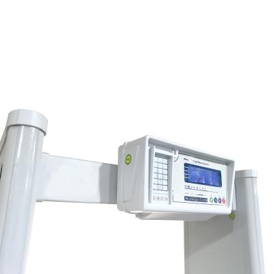 China 3.7-inch LCD Display Walk Through Human Body Temperature Scanner Fever Detector à venda