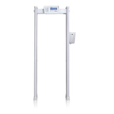 China 3.7-inch LCD Display Walk Through Human Body Temperature Scanner Fever Detector à venda