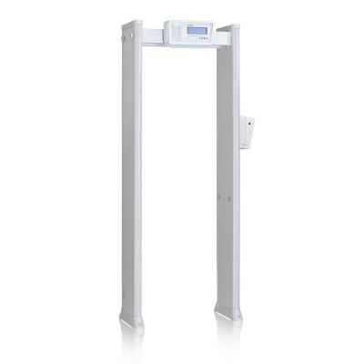 China 3.7-inch LCD Display Walk Through Human Body Temperature Scanner Fever Detector à venda