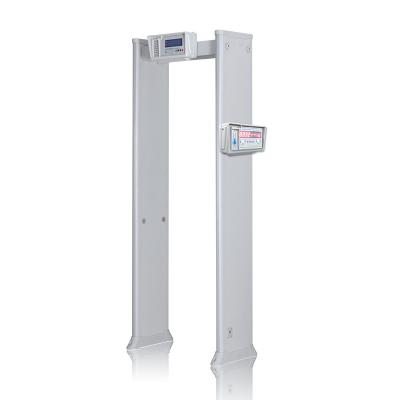 China 3.7-inch LCD Display Walk Through Human Body Temperature Scanner Fever Detector à venda