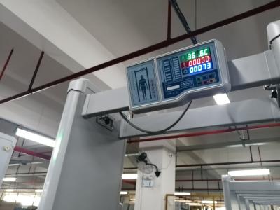 China Paseo de las zonas de la serie 18 de la pantalla táctil 400 a través del escáner de la temperatura en venta