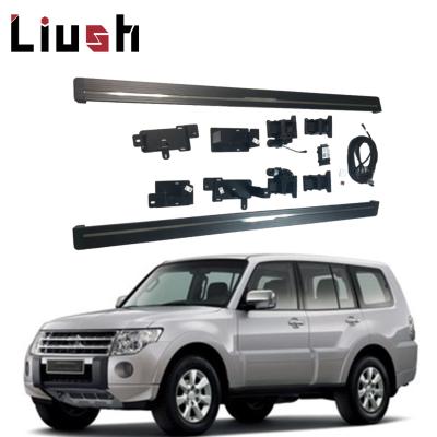 China Retractable Running Board Automatic Electric Side Pedal Kit For Mitsubishi Montero Pajero V80 V90 NS NT for sale