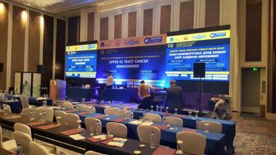 Cina il quadro comandi dell'interno del LED del Governo 500x1000, fondo di fase di P3.9 P3.91 ha condotto lo schermo in vendita