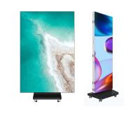 China High Definition LED Advertising Machine Multi Angle Tri Fold LED Display for sale