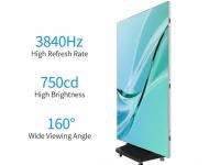 China High Definition LED Advertising Machine Multi Angle Tri Fold LED Display for sale