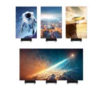 China High Definition LED Advertising Machine Multi Angle Tri Fold LED Display for sale