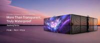 China Outdoor LED Transparent Screen Waterproof High Brightness for sale