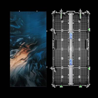 China Outdoor Transparent LED Display Cabinet IP65 Waterproof LED Screen for sale