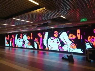 China A exposição de diodo emissor de luz 8K interno da propaganda 1,8 HD conduziu os painéis que de parede video 3840 hertz refrescam a taxa à venda