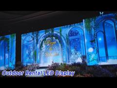 Indoor Outdoor Rental LED Display Curve Lightweight High Brightness SMD2121 / 1921