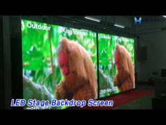 Clear LED Stage Backdrop Screen No Noise Vivid Effect IP43 Indoor / Outdoor