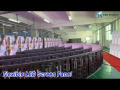 Indoor Flexible LED Screen Panel Soft SMD Full Color Curved Sphere Cylindrical