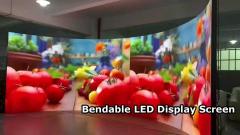 Bendable LED Display Screen 150 Degree Curve