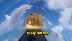 Flexible LED displays break through the limitations of flat panel displays