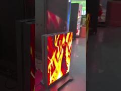 Flexible and efficient installation, high-definition display effect foldable LED display advertising