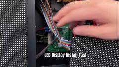 An LED display installation journey from unpacking to powering on: a test of efficiency and reliabil