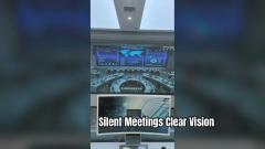 Zero-distance experience and ultra-thin, silent intelligent conference integrated LED display screen