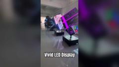 The Magic Cube LED display screen features a high refresh rate and high image quality.