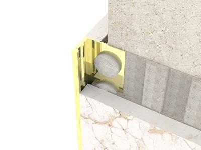 Cina Disposizione di chiusura spazzolata del bordo delle mattonelle della striscia del quadrato della disposizione SS304 delle mattonelle di acciaio inossidabile del metallo in vendita
