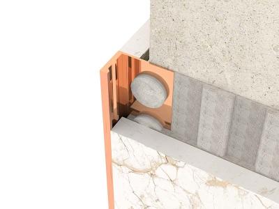 Cina Disposizione di chiusura spazzolata del bordo delle mattonelle della striscia del quadrato della disposizione SS304 delle mattonelle di acciaio inossidabile del metallo in vendita