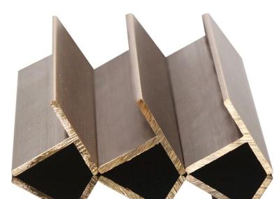 China T dá forma ao ponto inicial de bronze do metal da tira de transição que pavimenta tiras de borda da transição da telha da guarnição à venda