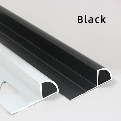 Cina bordare di alluminio di 5mm per la linea d'angolo esterna disposizione della piastrella di ceramica delle mattonelle in vendita