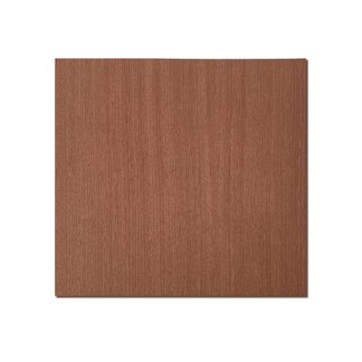 China Contemporaty Factory Direct Natural Veneer Plywood Sapeli Straight Faced Plywood For Decoration for sale