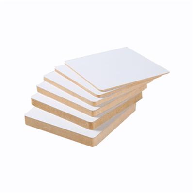 China Contemporary White Melamine 16 Melamine Plywood Birch Plywood 18mm Warm White Melamine Plywood for sale