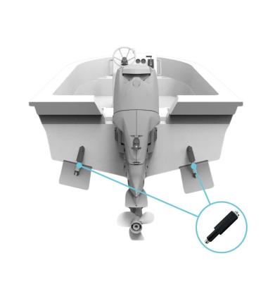 China 12V Electric Trim Tab System For Boat,  Includes Controller and Other Accessories for sale