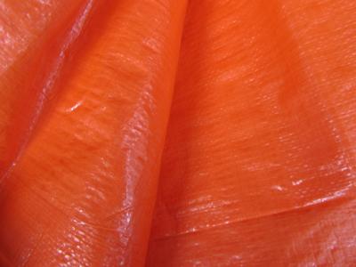 China orange color finished poly tarp sheet for sale