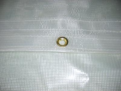 China lona laminada PVC clara del tejido de poliester para cubrir la cubierta en venta